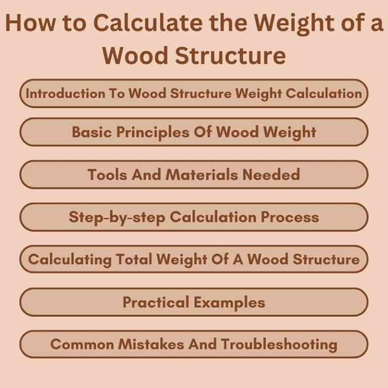 How to Calculate the Weight of a Wood Structure: Quick Guide