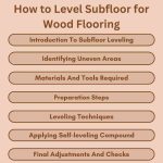 How to Level Subfloor for Wood Flooring: Easy Steps