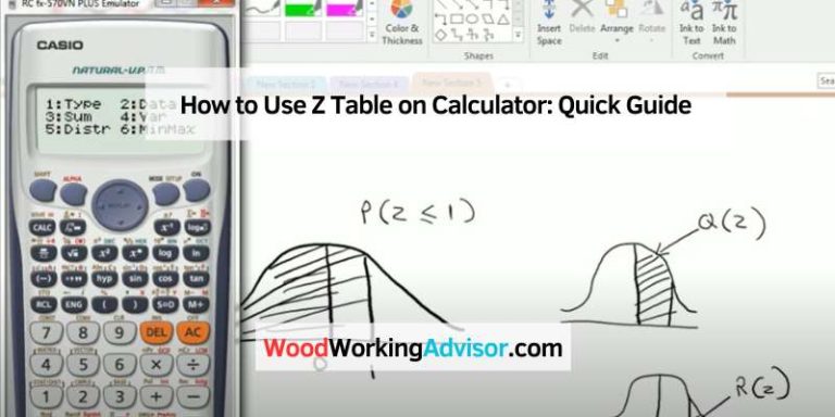 How to Use Z Table on Calculator: Quick Guide