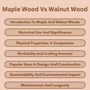 Maple Wood Vs Walnut Wood: The Ultimate Showdown