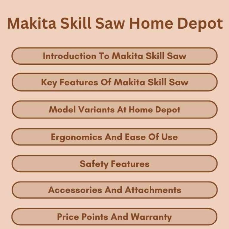 Makita Skill Saw Home Depot: Top Features and Buying Guide