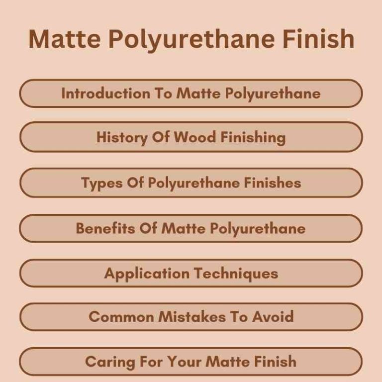 Matte Polyurethane Finish: Enhance Wood Beauty!