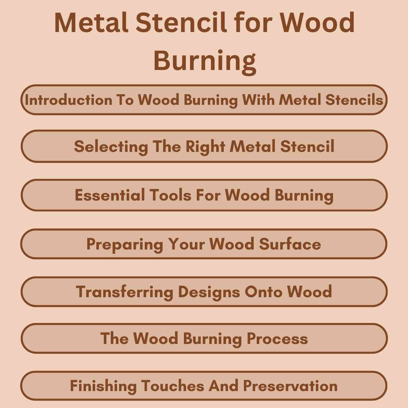 Metal Stencil for Wood Burning: Unleash Creativity!