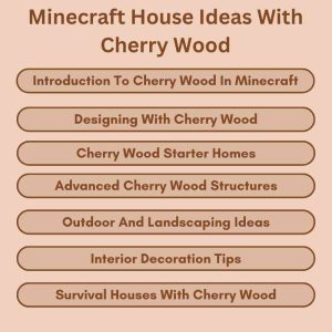 Minecraft House Ideas With Cherry Wood: Dream Builds