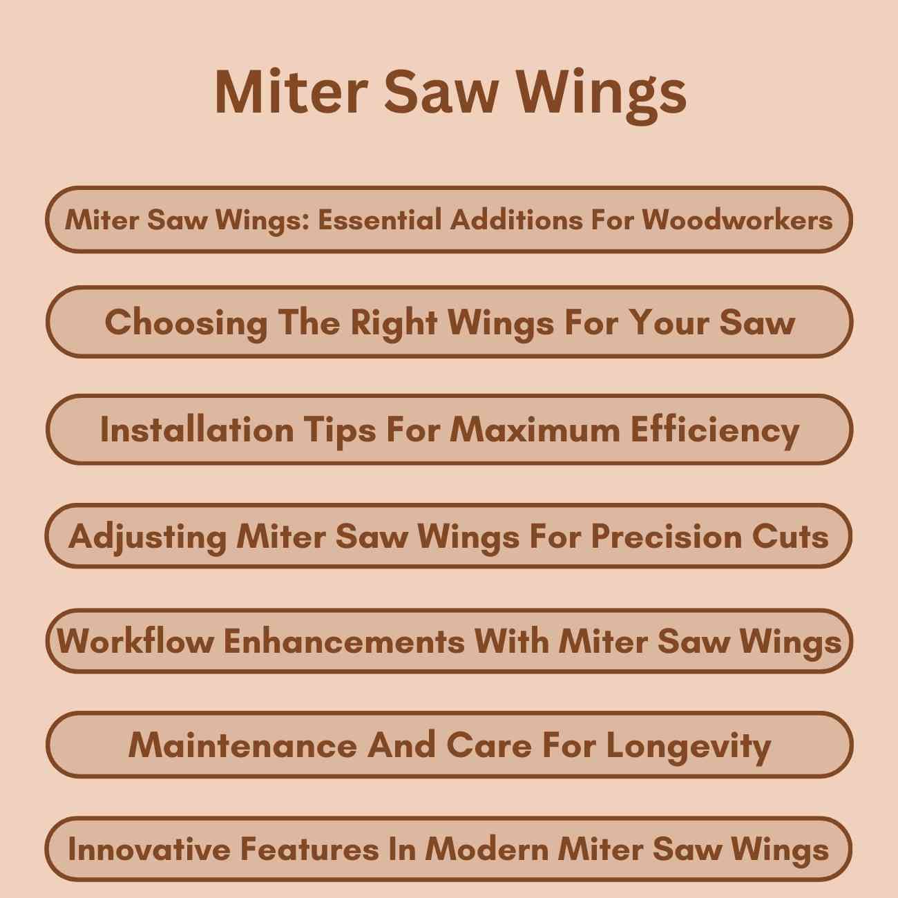 Miter Saw Wings: Enhance Precision & Workflow