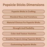 Popsicle Sticks Dimensions: Crafting Essentials Revealed