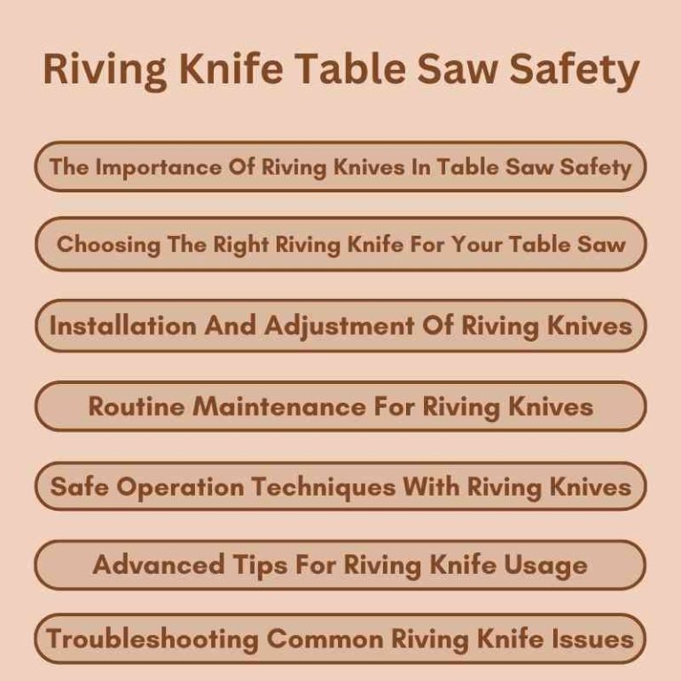 Riving Knife Table Saw Safety: Essential Tips & Tricks