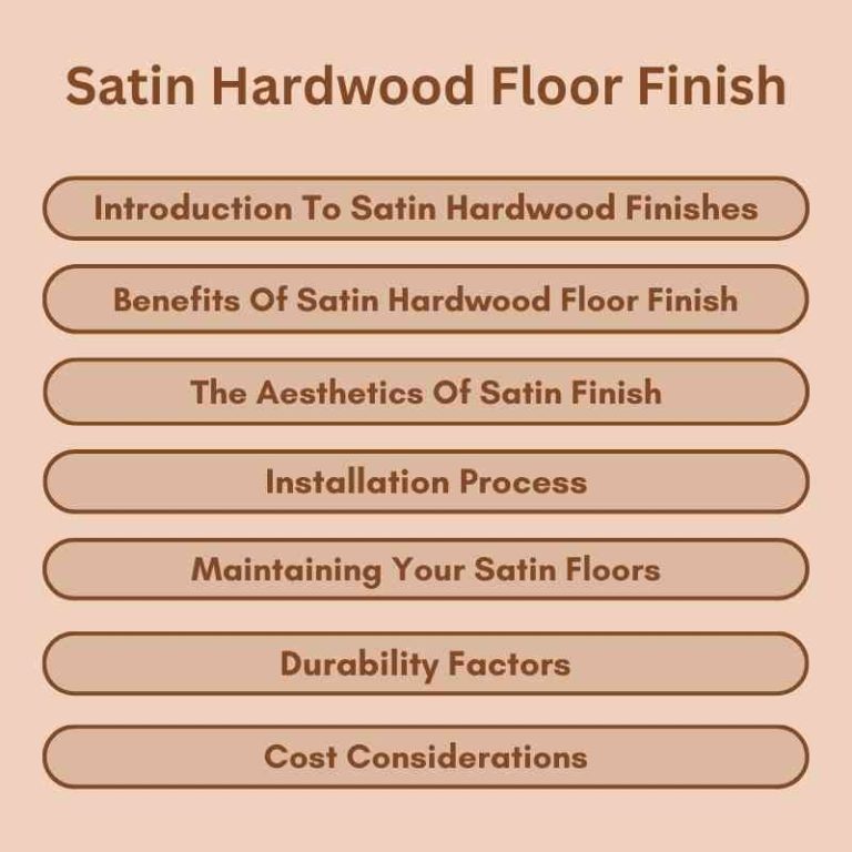 Satin Hardwood Floor Finish: Elegance & Durability Combined