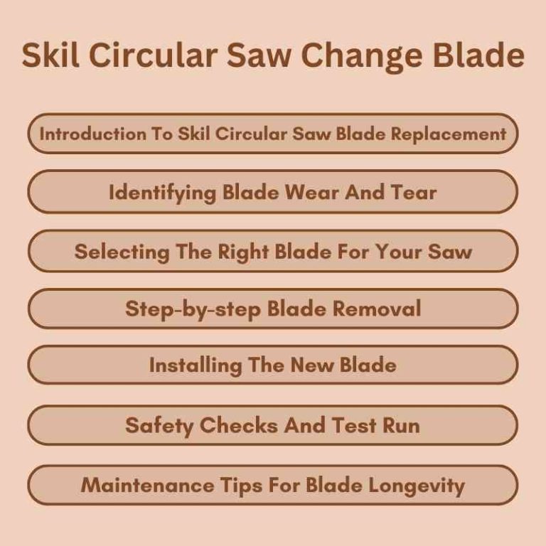 Skil Circular Saw Change Blade: Quick & Easy Guide – Woodworking Advisor