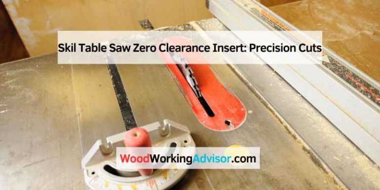 Skil Table Saw Zero Clearance Insert: Precision Cuts