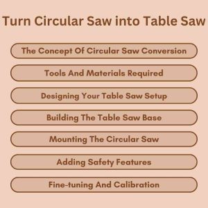 Turn Circular Saw into Table Saw: DIY Mastery Tips