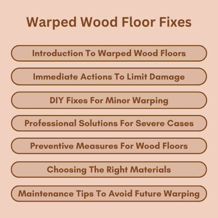 Warped Wood Floor Fixes: Quick & Effective Solutions