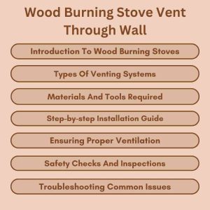 Wood Burning Stove Vent Through Wall: Safe Installation Tips