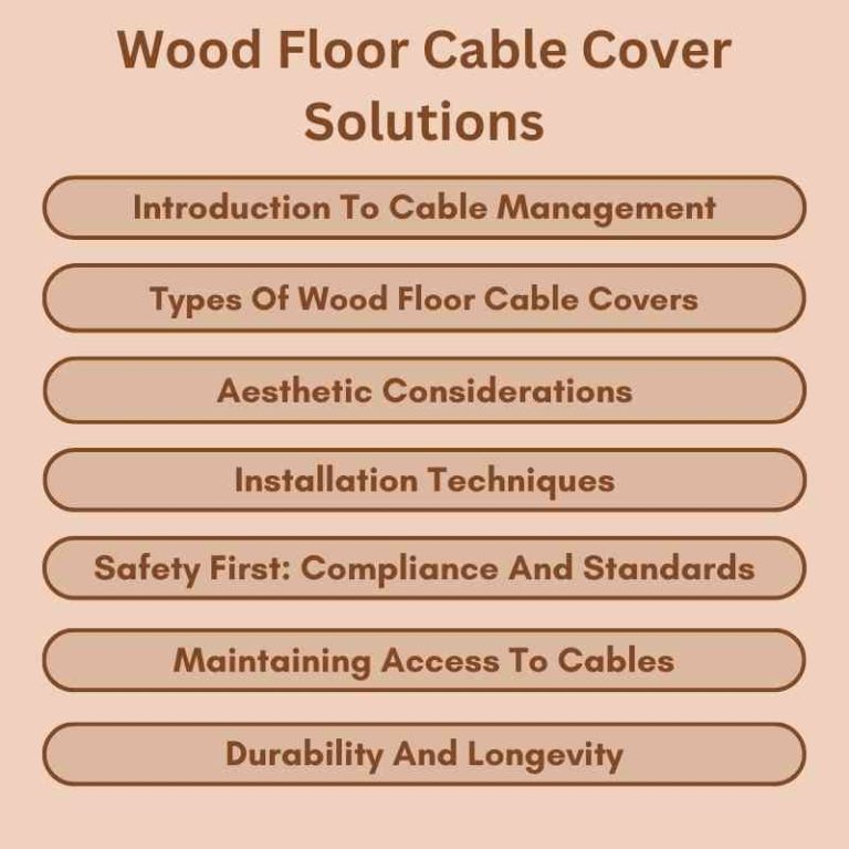 Wood Floor Cable Cover Solutions: Hide & Protect Wires