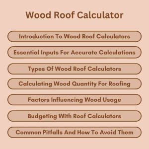 Wood Roof Calculator: Simplify Your Roofing Project