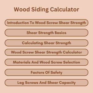 Wood Screw Shear Strength Calculator: Maximize Your Build