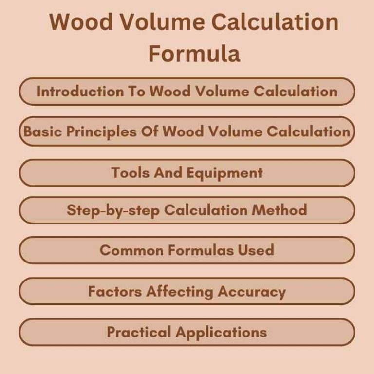 Wood Volume Calculation Formula: Simplify Your Timber Measurements