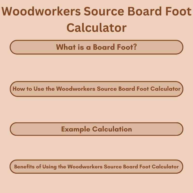 Woodworkers Source Board Foot Calculator: Simplify Your Projects