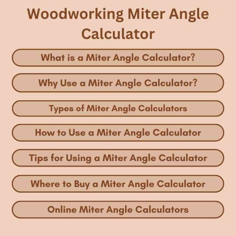 Woodworking Miter Angle Calculator: Precision Made Simple