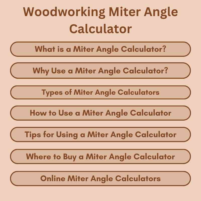 Woodworking Miter Angle Calculator: Precision Made Simple