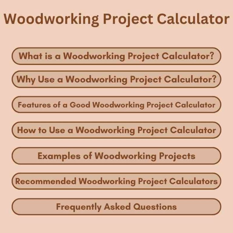 Woodworking Project Calculator: Simplify Your Next DIY Build