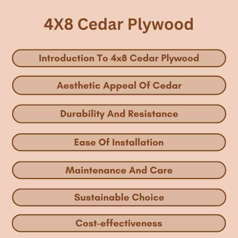 4X8 Cedar Plywood: Transform Your Space Effortlessly