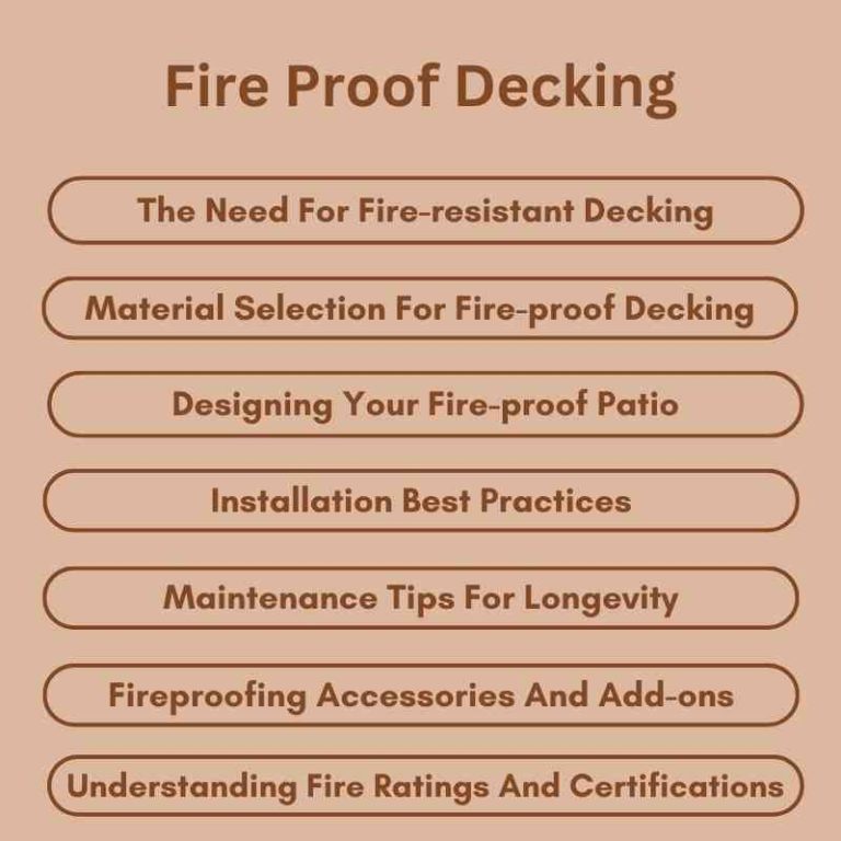 Fire Proof Decking: Ultimate Guide to a Safe Patio