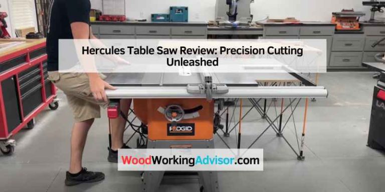 Hercules Table Saw Review: Precision Cutting Unleashed