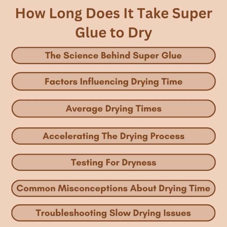 How Long Does It Take Super Glue to Dry? Quick Facts! – Woodworking Advisor