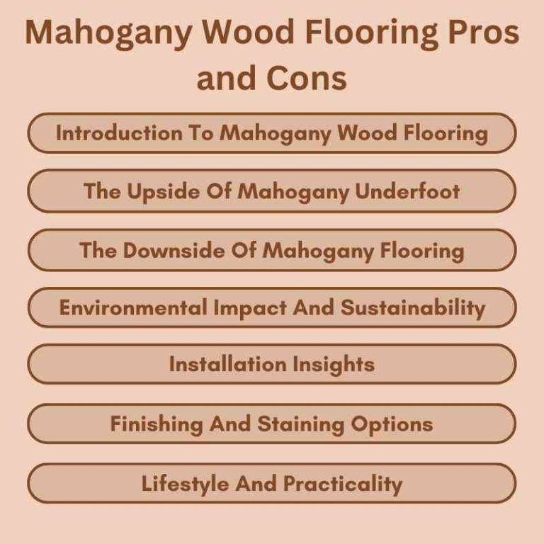 Mahogany Wood Flooring Pros and Cons: Elegant vs. Practical