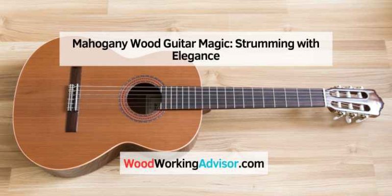 Mahogany Wood Guitar Magic: Strumming with Elegance