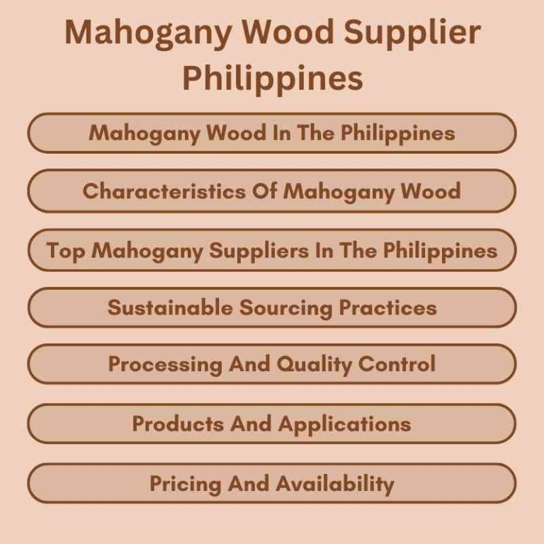 Mahogany Wood Supplier Philippines: Top-Grade Selections