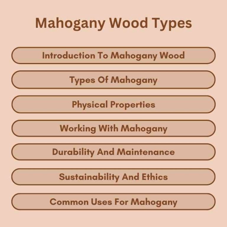 Mahogany Wood Types: Essential Guide for Craftsmen