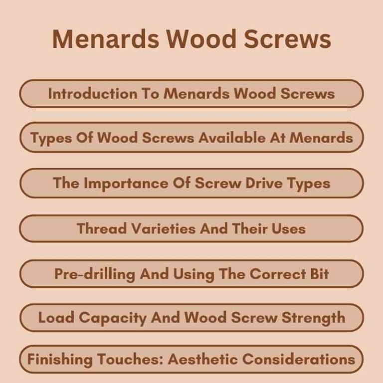 Menards Wood Screws: Secure Your Projects with Confidence