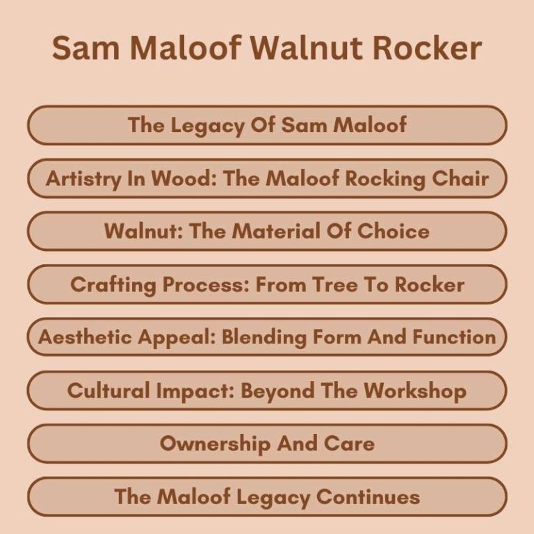Sam Maloof Walnut Rocker: Timeless Elegance Defined