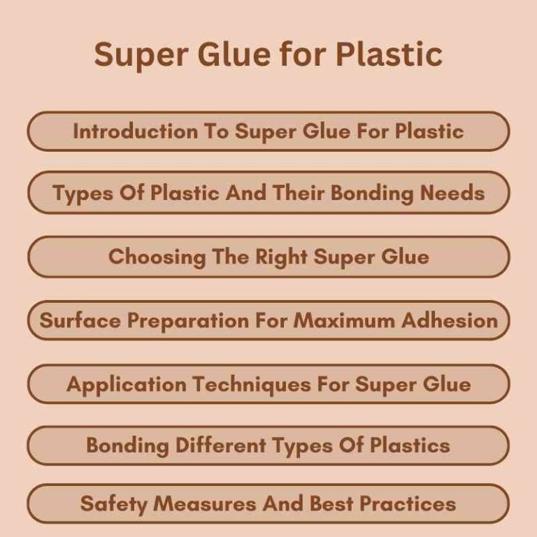Super Glue for Plastic: The Ultimate Bonding Guide