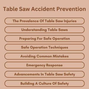 Table Saw Accident Prevention: Essential Safety Tips