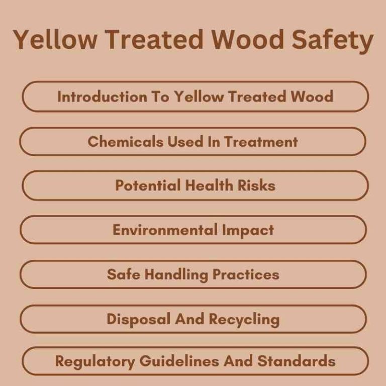 Yellow Treated Wood Safety: What You Need to Know