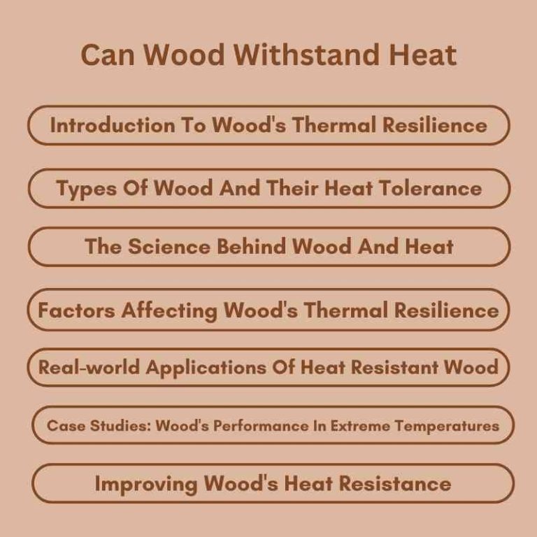 Can Wood Withstand Heat? Unveiling Thermal Resilience