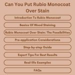 Can You Put Rubio Monocoat Over Stain? Expert Tips Revealed