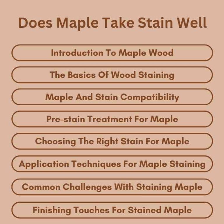 Does Maple Take Stain Well? Unlock the Secrets!