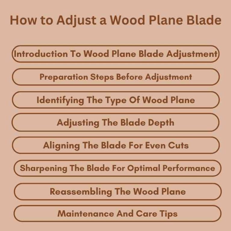 How to Adjust a Wood Plane Blade: Quick & Precise Tips – Woodworking ...