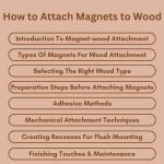 How to Attach Magnets to Wood: Simple & Strong Solutions