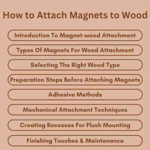 How to Attach Magnets to Wood: Simple & Strong Solutions