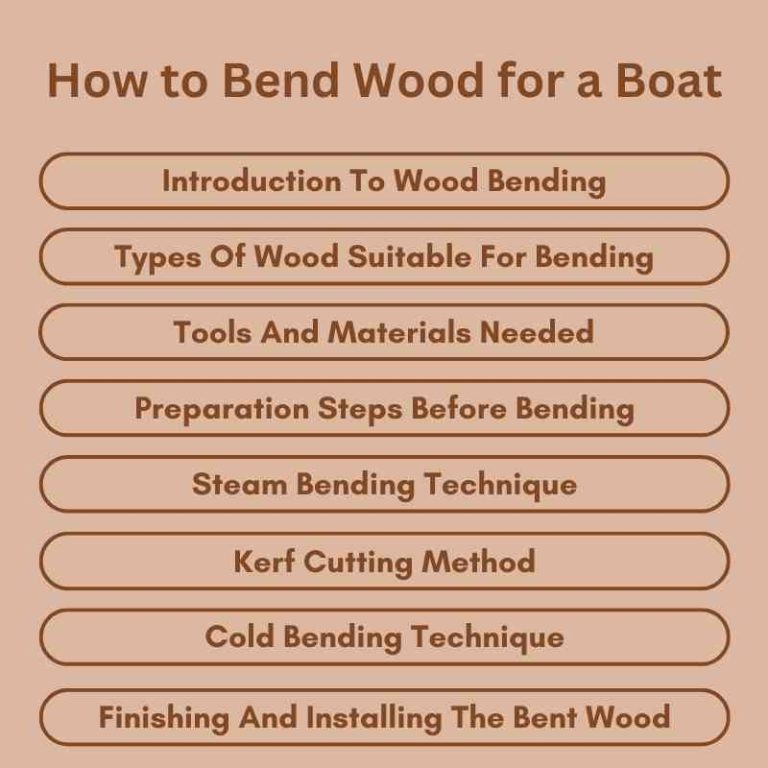 How to Bend Wood for a Boat: Expert Techniques