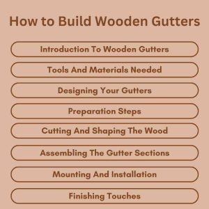 How to Build Wooden Gutters: A DIY Guide for Beginners