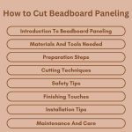 How to Cut Beadboard Paneling: Quick & Easy Guide