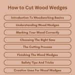 How to Cut Wood Wedges: A Step-by-Step DIY Guide