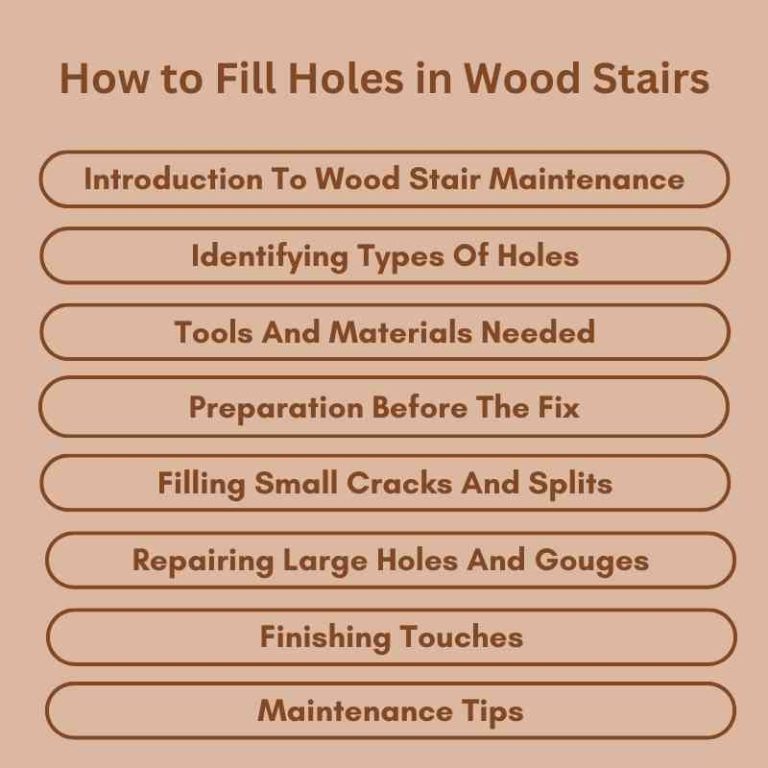 How to Fill Holes in Wood Stairs: Quick & Easy Fixes