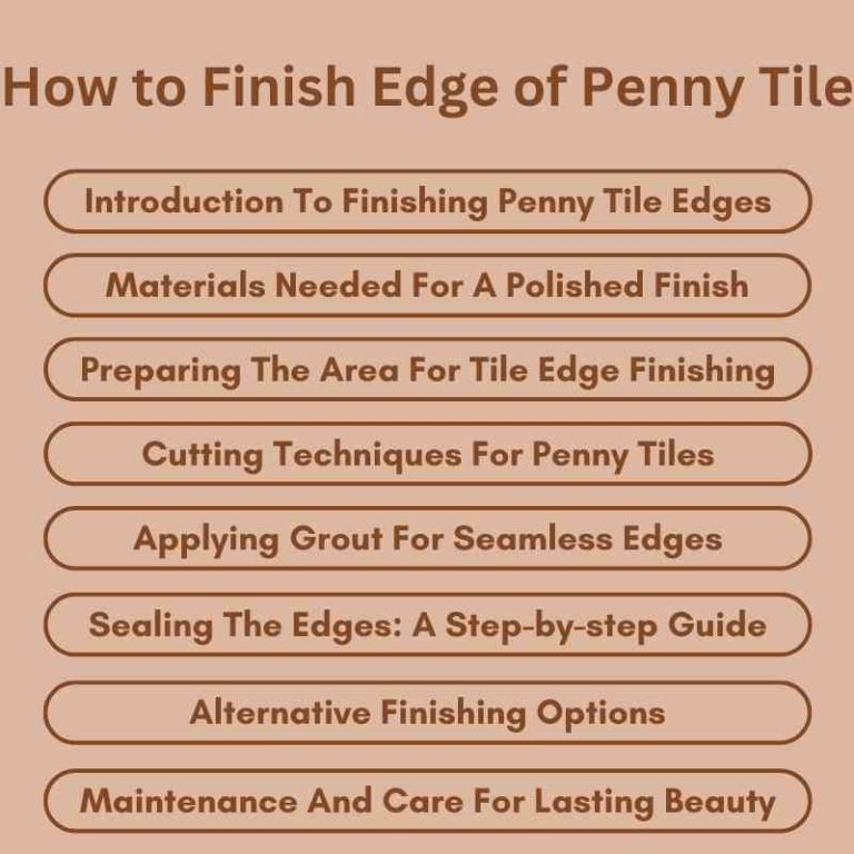 How to Finish Edge of Penny Tile: Expert Tips & Tricks – Woodworking ...